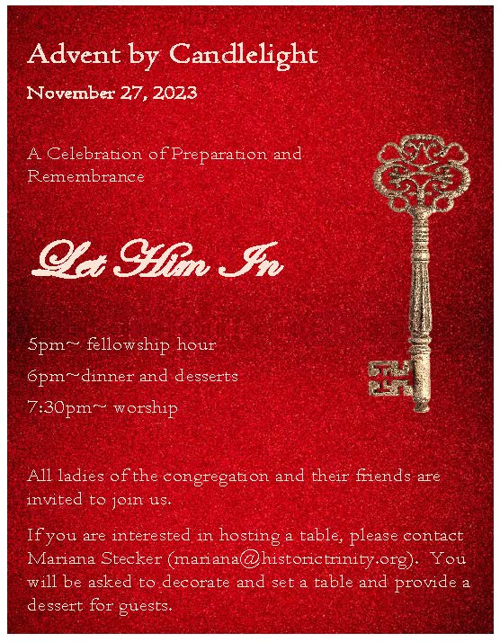 Advent by Candlelight - Historic Trinity